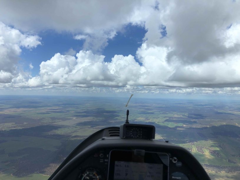 October Long Weekend from the Cockpit - Waikerie Gliding Club
